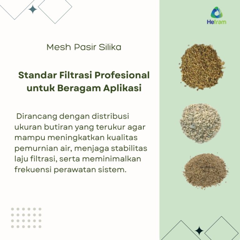 Mesh Pasir Silika - PT Hefram Asasta Indonesia